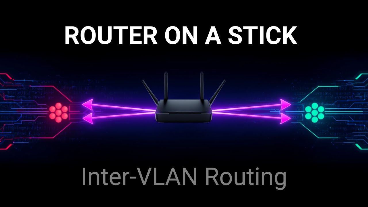 Router-on-a-Stick Explained | Inter-VLAN Routing (Online Class) # ...