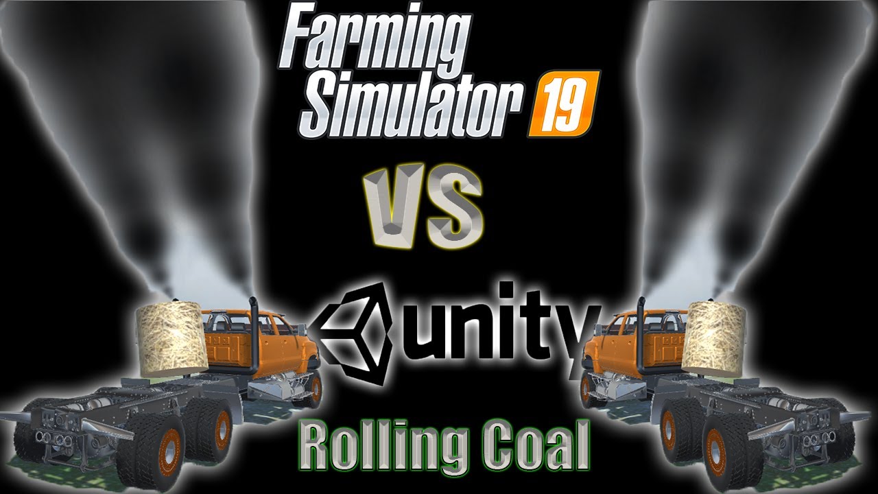 Farming simulator 19 - 6x6 4500 Rolling Coal Dynamic Smoke! - YouTube