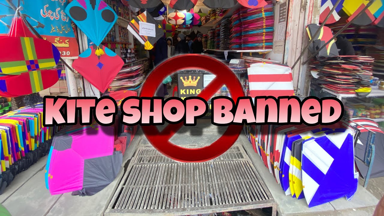 Kite Shop Ban | Zia Masjid kite Shop Seaz | Kite shopping | Kite Market ...