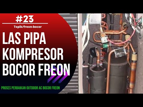 Perbaikan AC Bocor Freon Pada Unit Outdoor, Seperti Ini Kondisinya ...