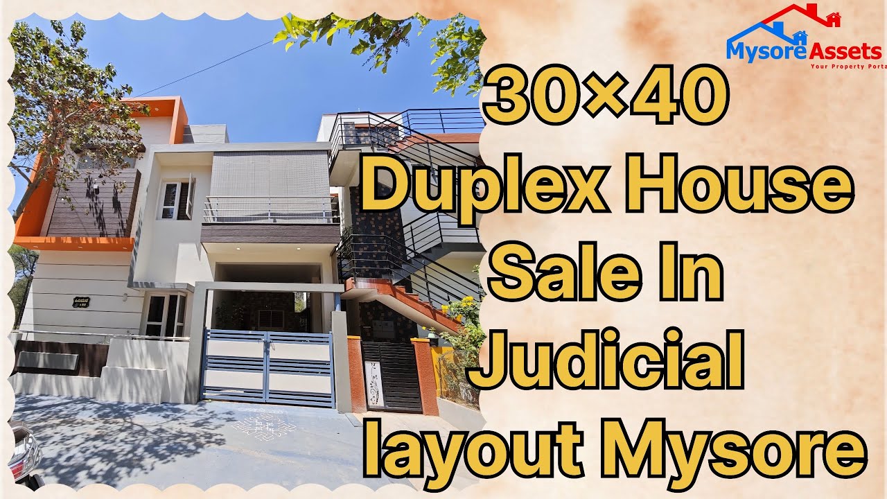 3BHK Duplex House for Sale in Judicial Layout, Mysore | Prime Location ...