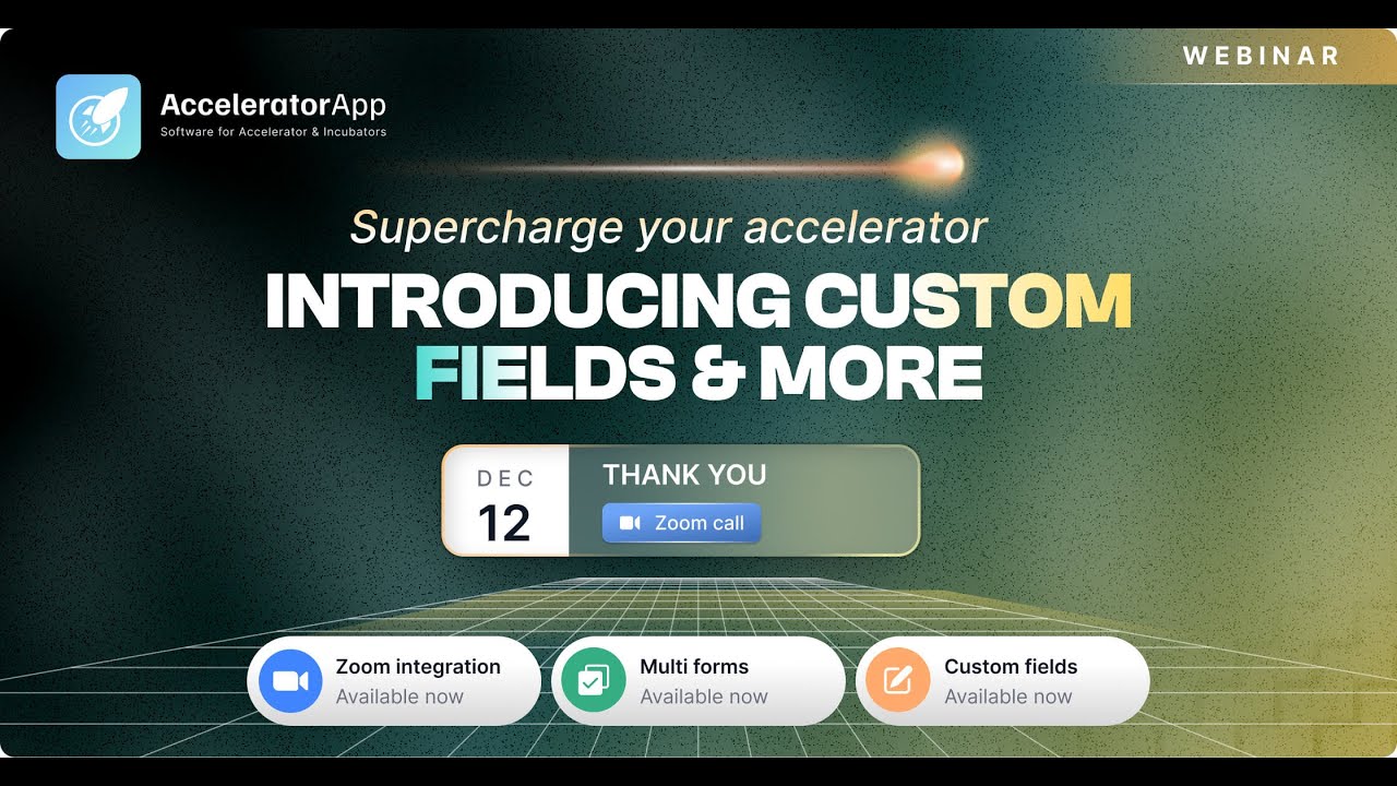 COMMUNITY WEBINAR: INTRODUCING CUSTOM FIELDS & MORE! - YouTube