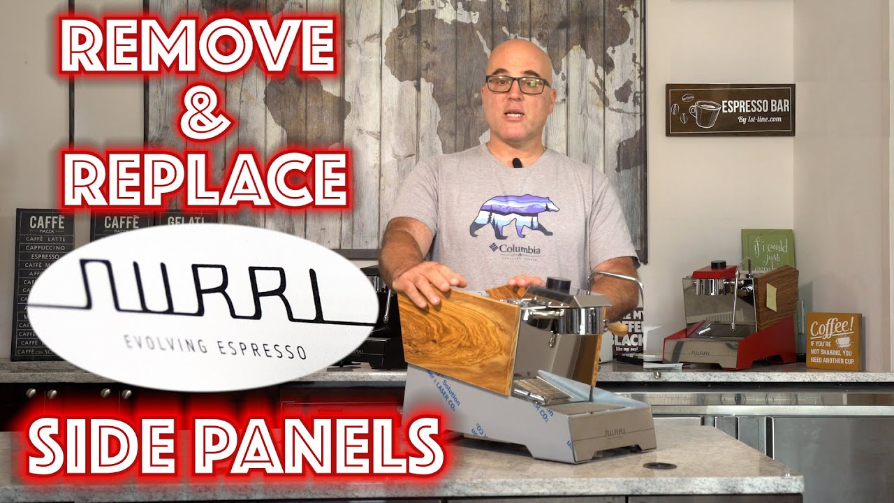 Remove and Replace Side panels on the Nurri Espresso Machine - YouTube