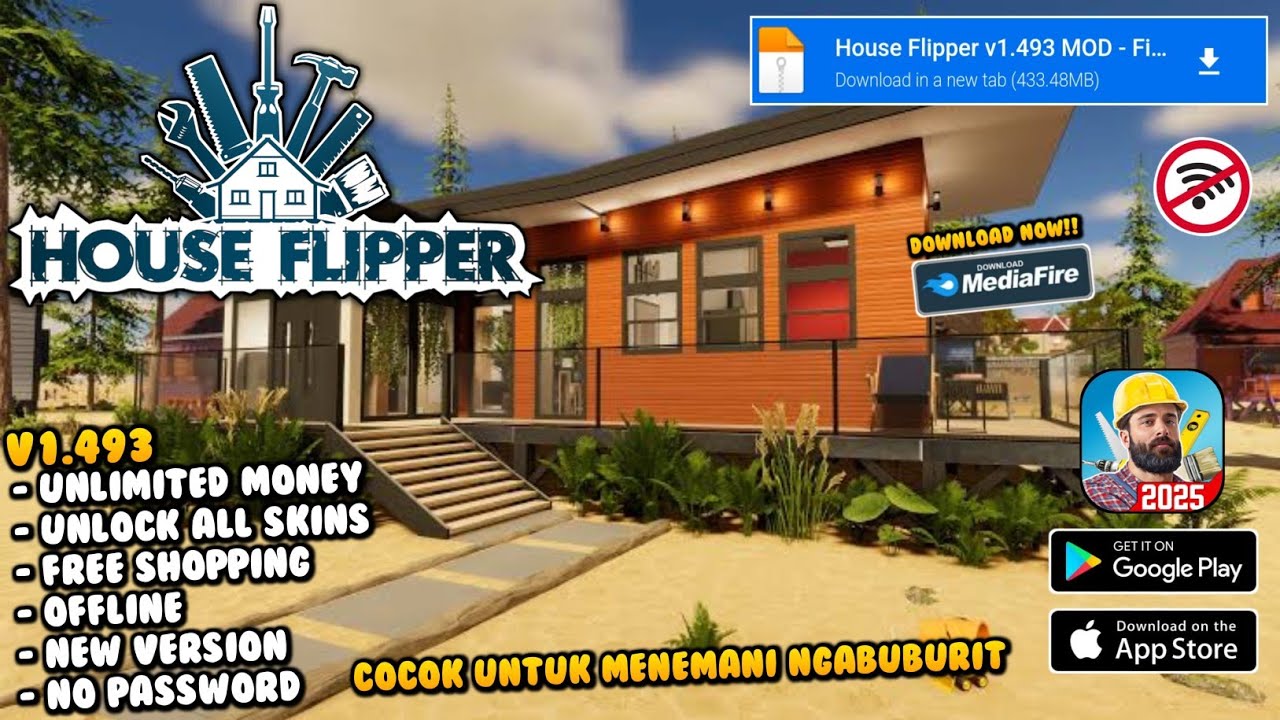 House Flipper Mod Apk v1.493 Terbaru 2025 Unlimited Money - Game ...