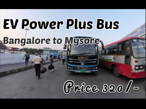 EV Power Plus Buses | Bangalore to Mysore | 2 hours Journey - YouTube