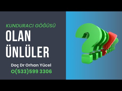 Kunduracı göğüs olan ünlüler