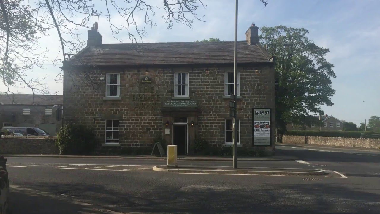 A walk between our Inns in West Tanfield - YouTube