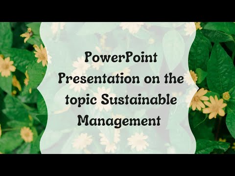 PPT PRESENTATION ON THE TOPIC SUSTAINABLE DEVELOPMENT || CLASS 10 # ...