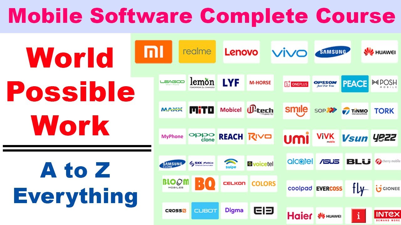 Learn Mobile Software Complete Course A to Z Everything | Mobile ...