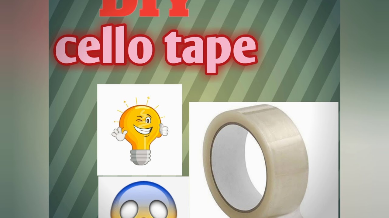 How to make cellotape at home!!Looks like real cellotape100%works🥰 ...