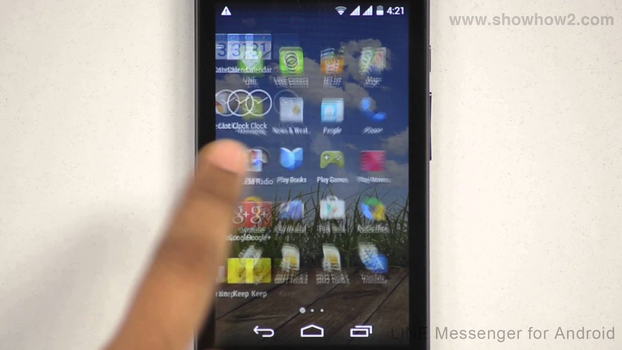 Line Messenger - How To Setup A User Id - YouTube