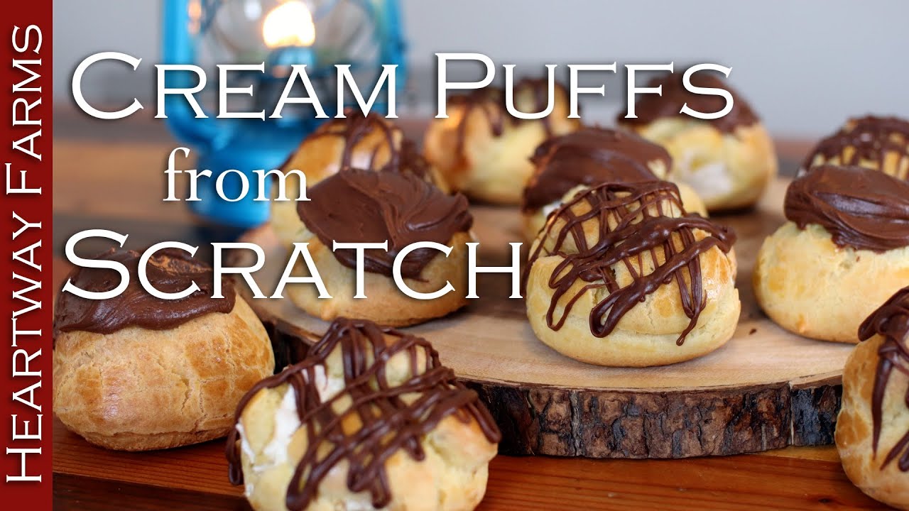 How to Make Cream Puffs | French Pastry | Dessert | Sweet Treat | Pate ...