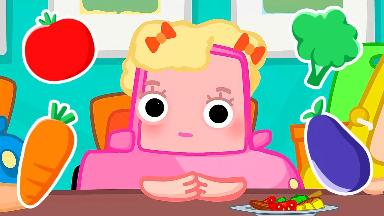 Learn good habits for kids with the Wheelzy family - Healthy food for ...