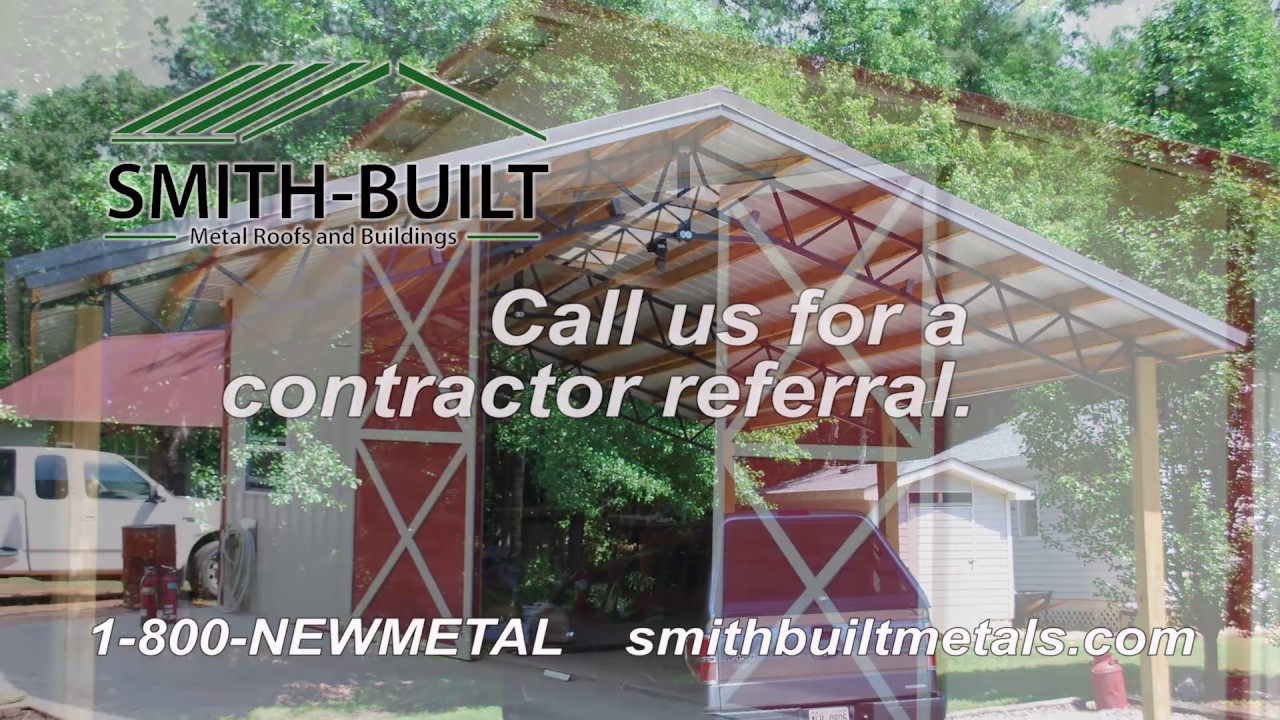 Smith Built Metal Pole Shelter - YouTube