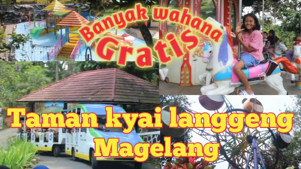 WISATA TAMAN KYAI LANGGENG - TKL ECOPARK MAGELANG BANYAK WAHANA GRATIS ...