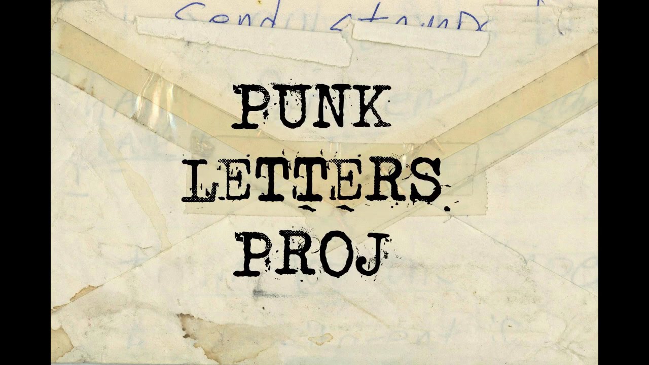 Punk letters project - YouTube