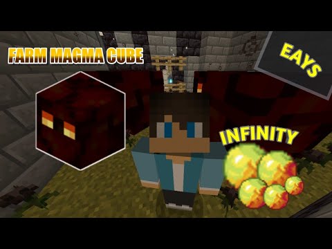 ⚔️CARA MEMBUAT FARM MAGMA CUBE AUTO INFINITY MAGMA CREAM// MINECRAFT ...