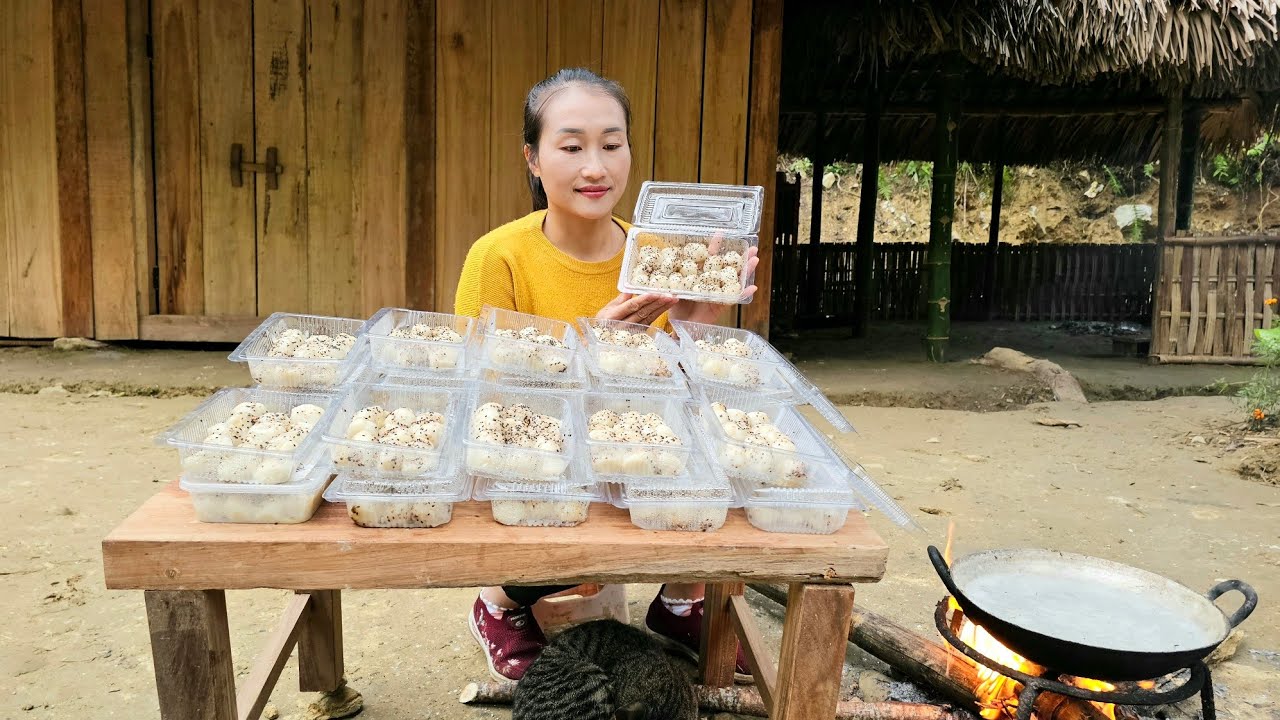 How to make floating cake from rice flour bring it to the market to ...