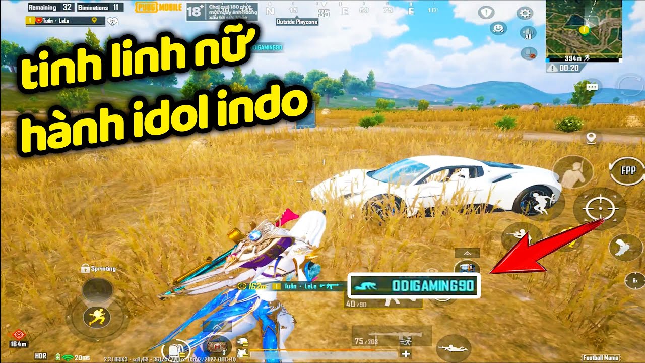 "Thánh Giáp" Nữ "Tinh Linh" : Idol Indo Khổ Sở Với TuấnHC [ PUBG Mobile ...