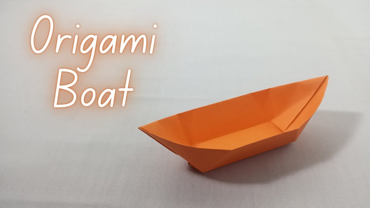 How To Make Easy Origami Boat - YouTube