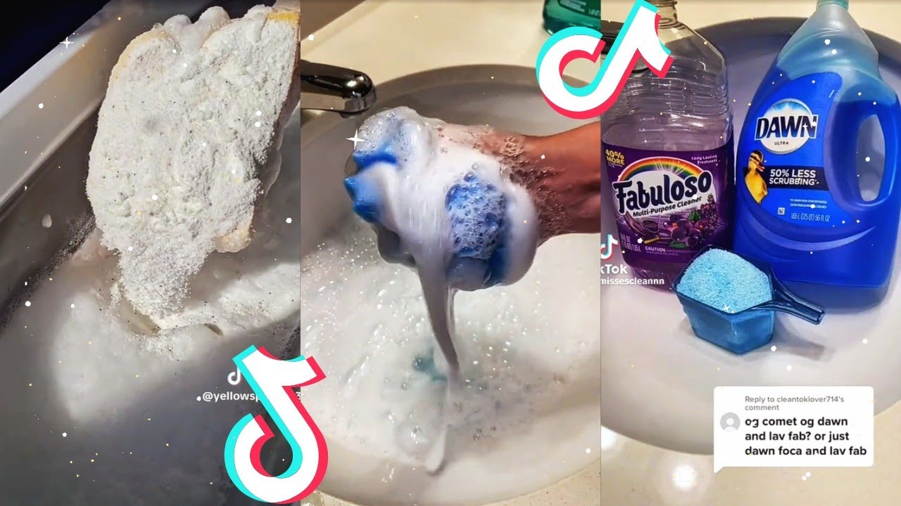 1h Of Satisfying Sudsy Sponge Squeezing 🧼 Asmr 🔊tiktok Compilation