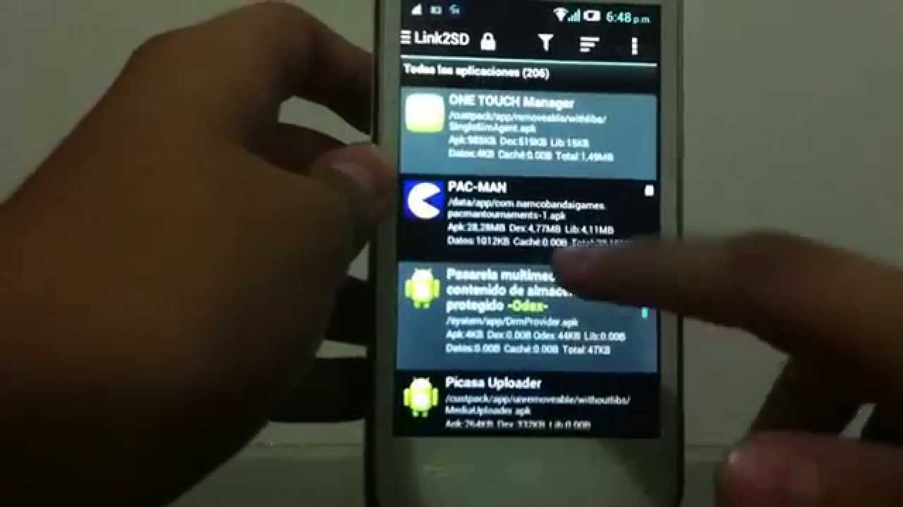 como eliminar aplicaciones preinstaladas de tu android - link2SD - YouTube