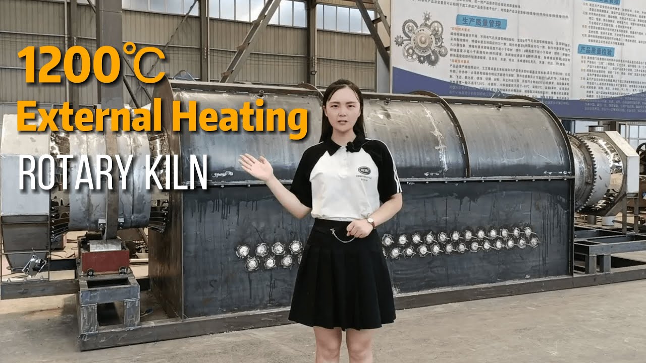 1200℃ External Heating Rotary Kiln - YouTube