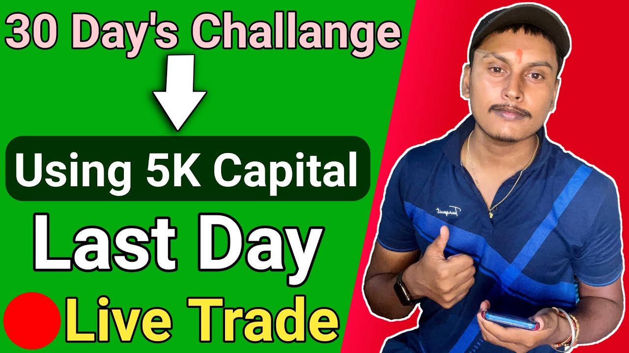 Using 5k Capital 30 Day's Challenge ||🔴Live Option Trading For Beginner ...