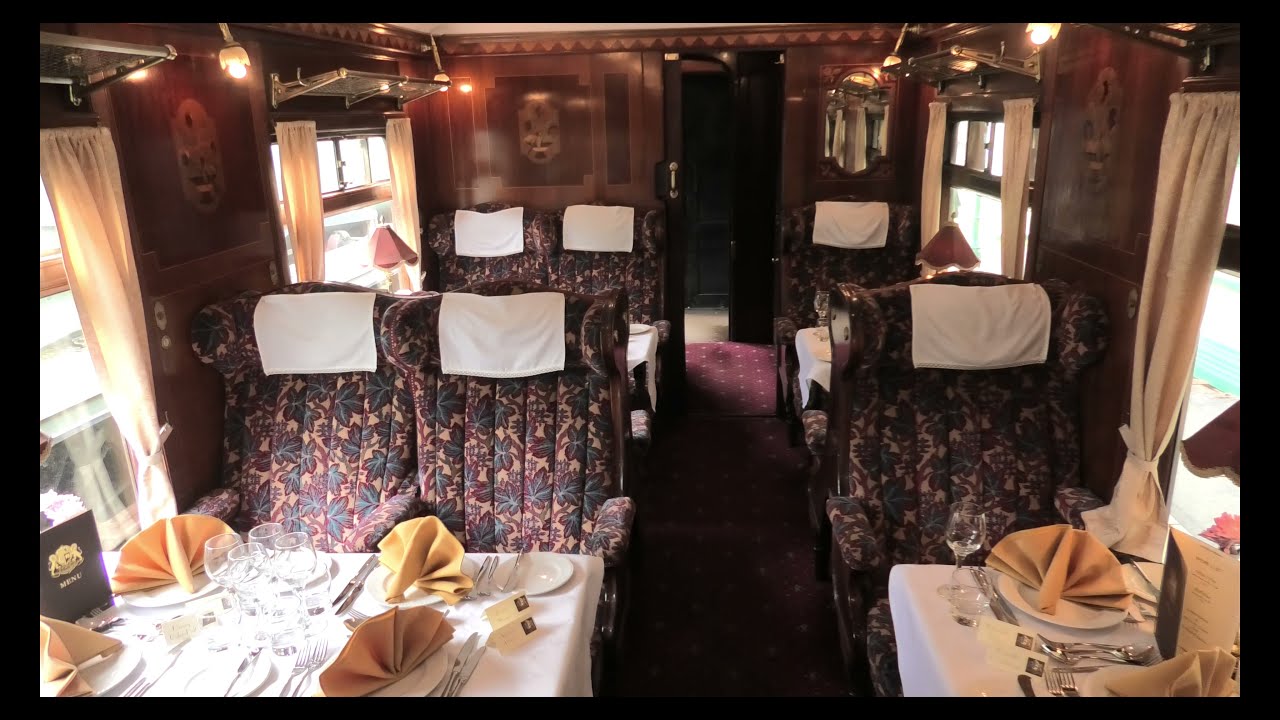 Inside of a Pullman Dining car. - YouTube