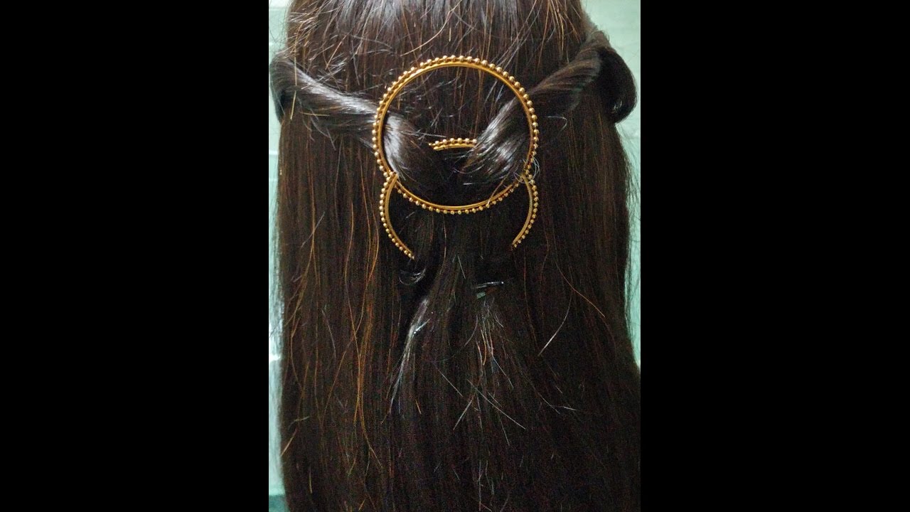 how to make bangles hairstyle - YouTube