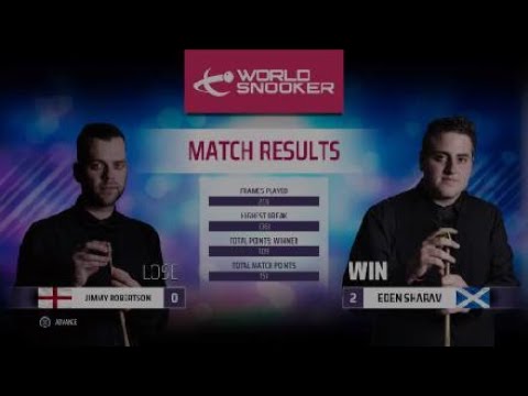 Jimmy Robertson vs Eden Sharav | Snooker Germany Masters (Qualf.) Live ...