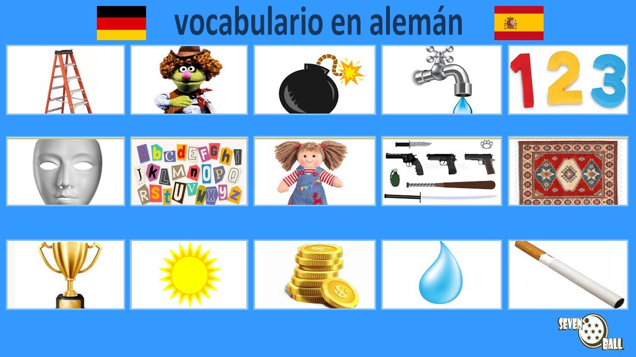clase de alemán - vocabulario en alemán - YouTube
