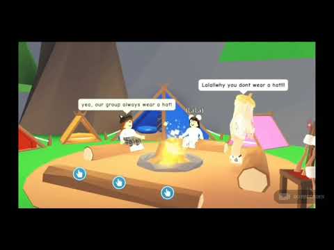 (THE CAMPING STORY)Adopt me - YouTube