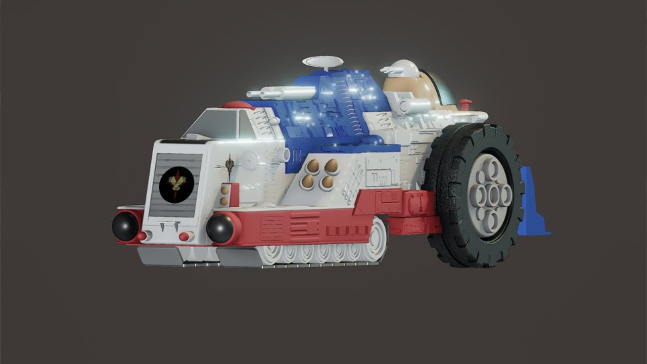 Silent sculpting || Dinosaur War Izenborg combat vehicle - YouTube