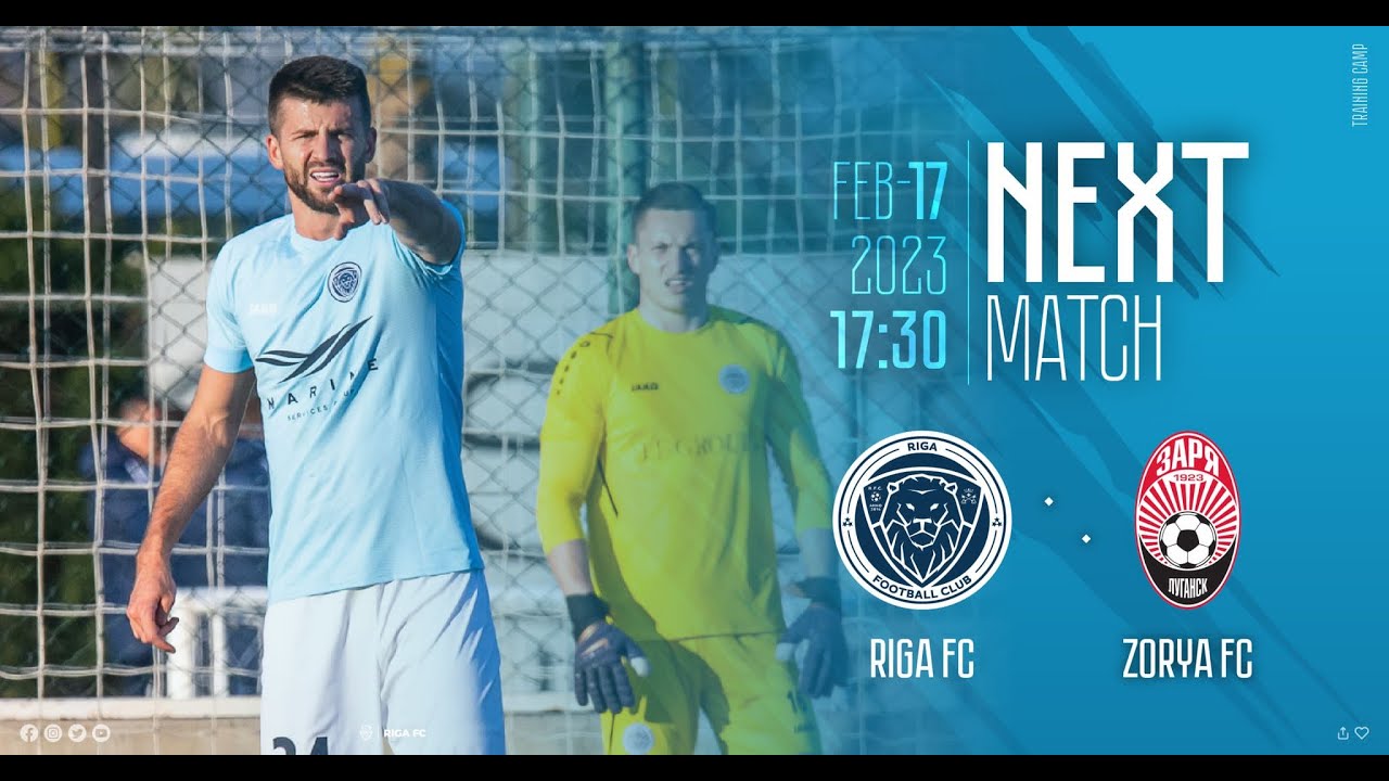Riga FC - Zorya FC | Turkey 2023 - YouTube