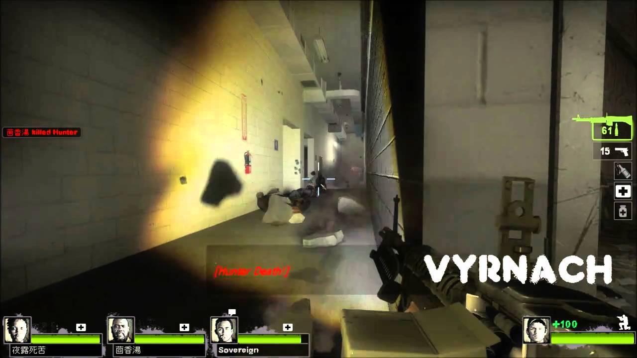 Left 4 Dead 2 - M60 Squad VS Tank - YouTube