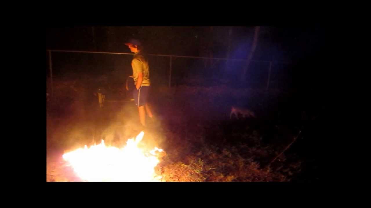 i like running through FIRE!!... sometimes (vlog 14. 4/27/12) - YouTube