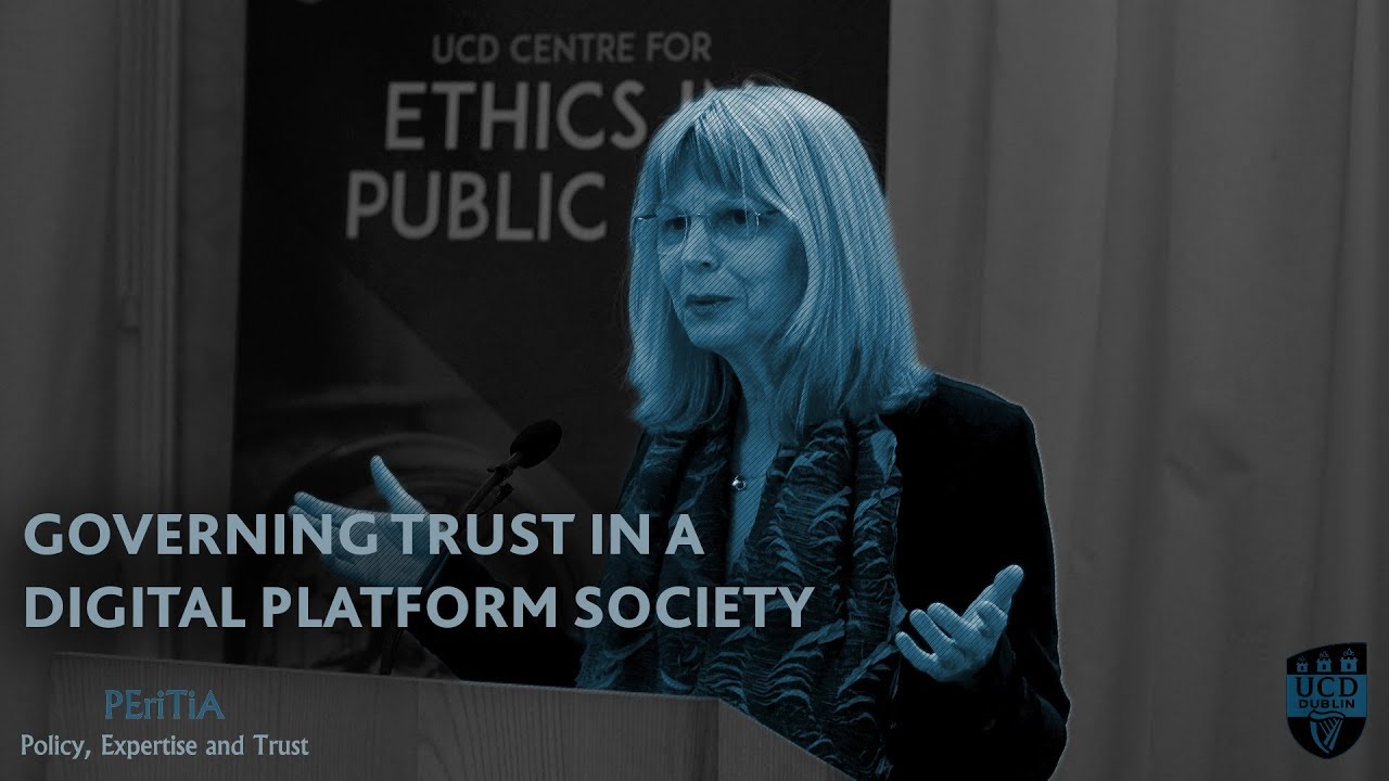 Governing trust in a digital platform society | José van Dijck ...