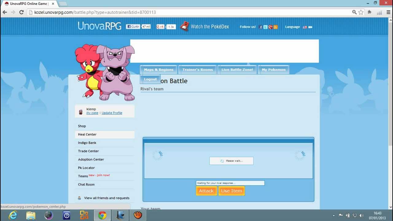 Unovarpg Como upar Rapidamente - YouTube
