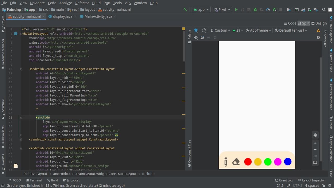 How to make a Painting app in Android studio. - YouTube