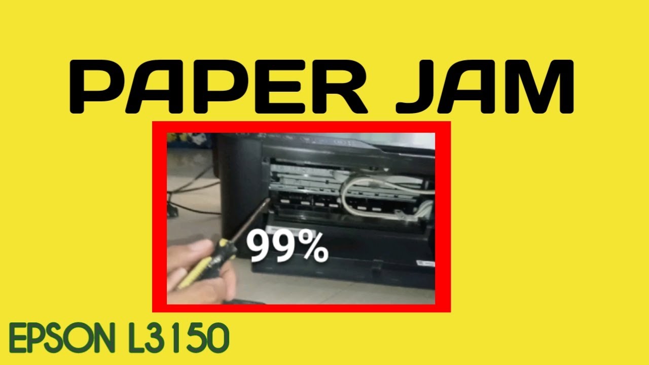 EPSON L3150 I PAPER JAM fix - YouTube