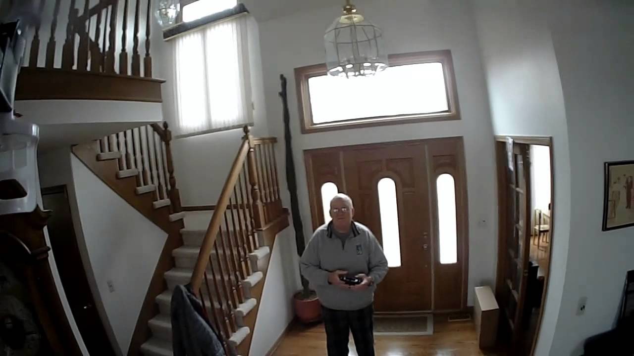 Syma X1 Quad Copter Indoor Flight with HD Camera Mounted - YouTube