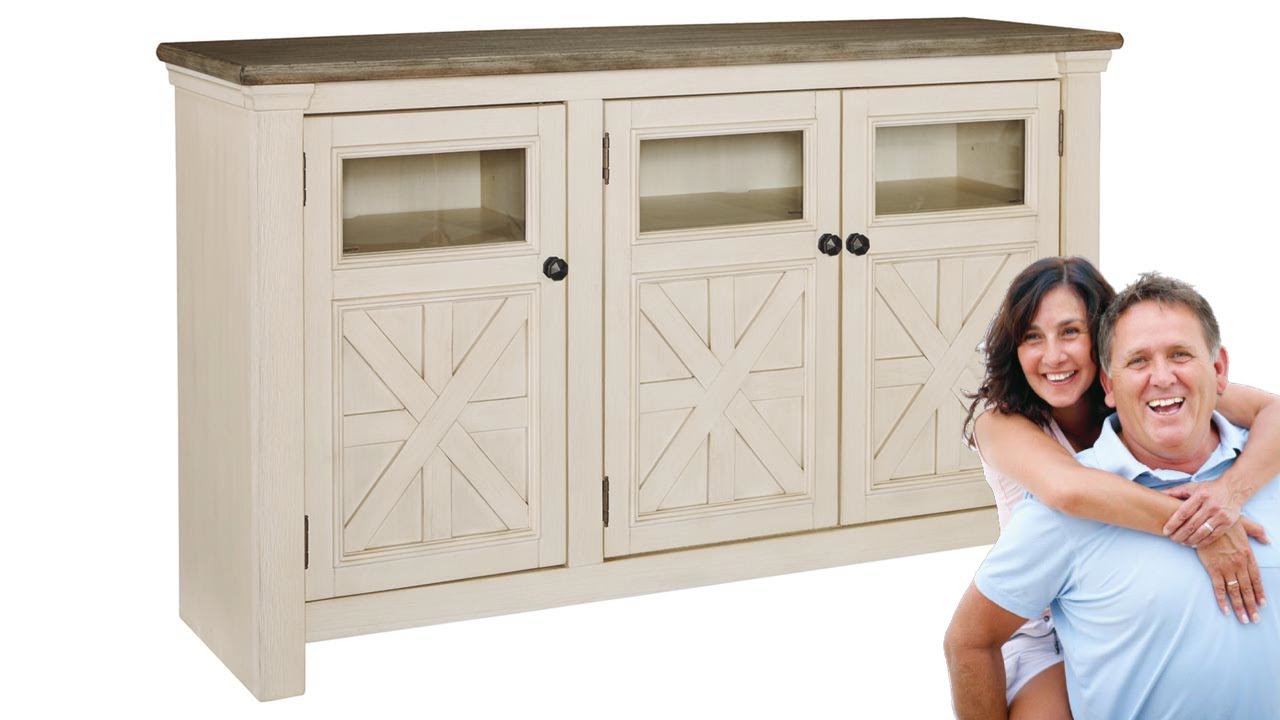 Ashley Bolanburg Large TV Stand (W647-38) | KEY Home - YouTube