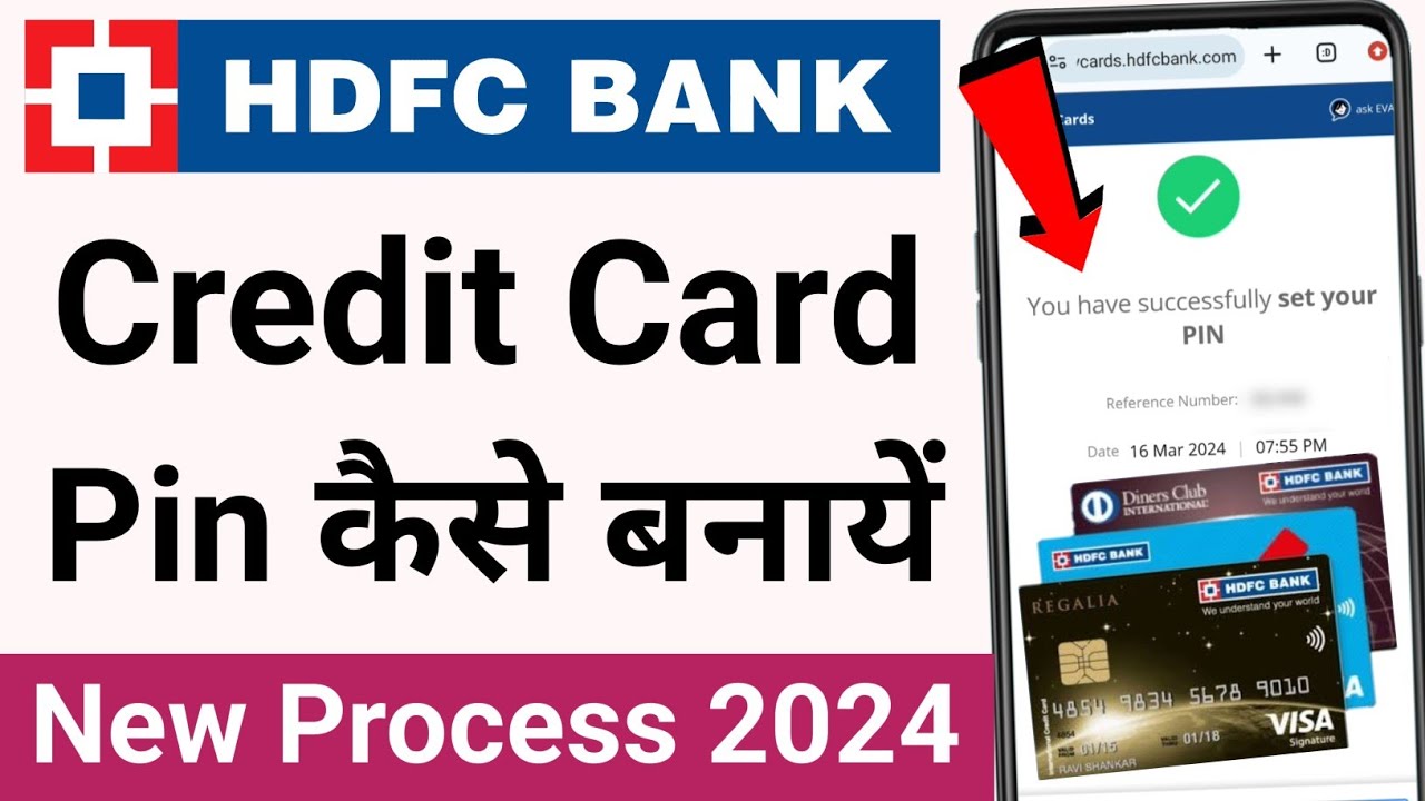 hdfc credit card pin generation 2024 | hdfc bank credit card pin kaise ...