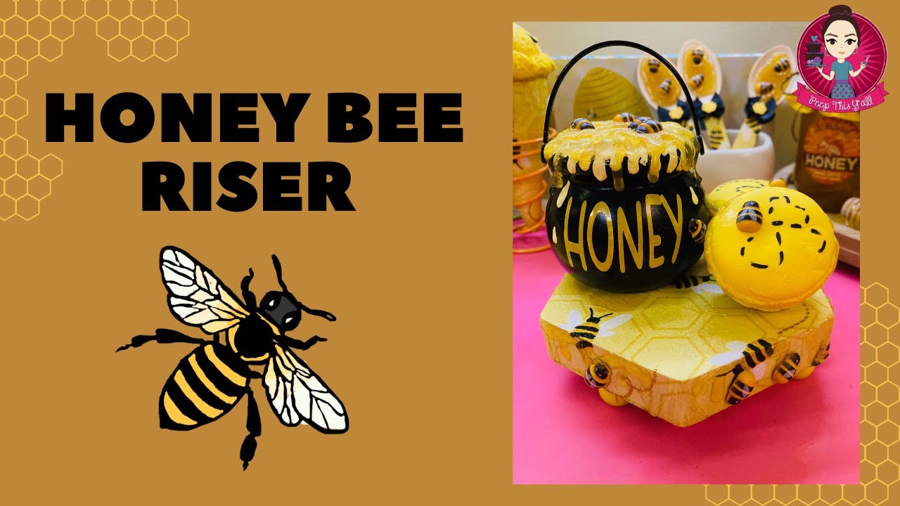 Let’s make a Honey Bee Riser for our Bee Decor! @plaidcrafts # ...