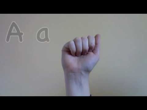 Alphabet Song in ASL - YouTube