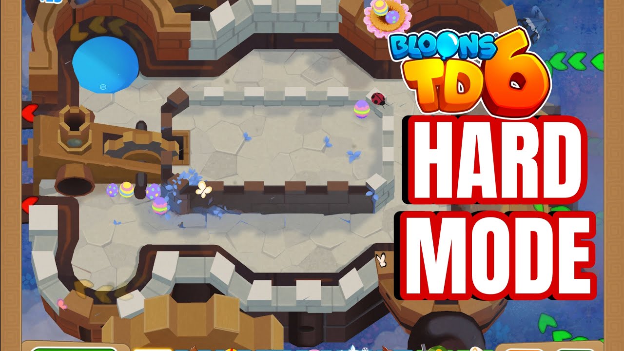 BTD6 HOW TO WIN CASTLE REVENGE HARD MODE! BLOONS TD6 NEW MAP SHOWCASE ...