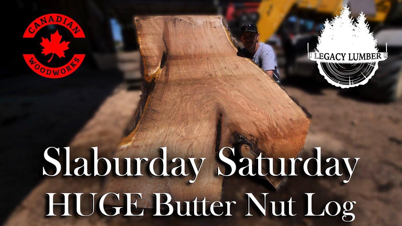 Slaburday Saturday - HUGE Butter Nut Log - YouTube