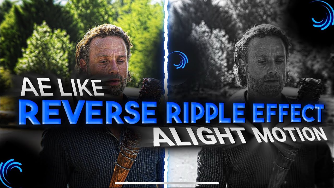 Ae inspired Reverse Ripple Effect in Alight Motion (+PRESET) - YouTube