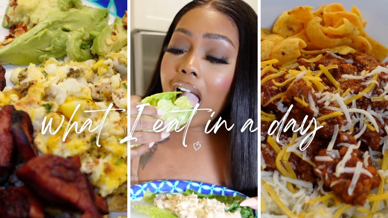 WHAT I EAT IN A DAY | 80 LBS DOWN NATURALLY | Realistic + Balanced ...